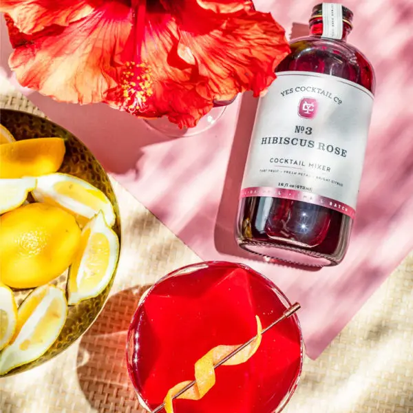 Yes Cocktail Company Cocktail Mixer – Hibiscus Rose | Bradshaws