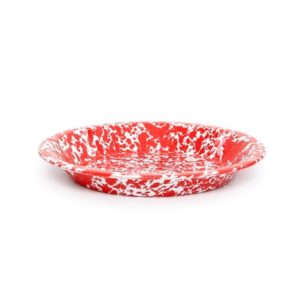 Crow Canyon Pie Plate – Red Splatter | Bradshaws