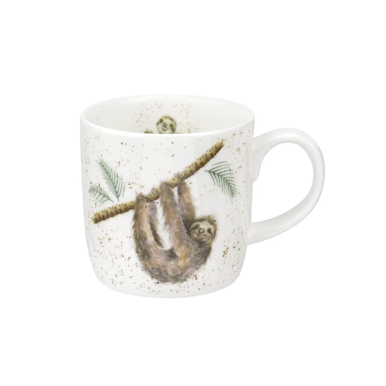 Wrendale Designs Mug 14oz – Hanging Around Sloth | Bradshaws